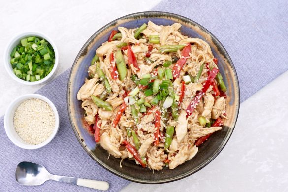 Chicken Milano is a creamy, flavorful, quick fix pasta dinner