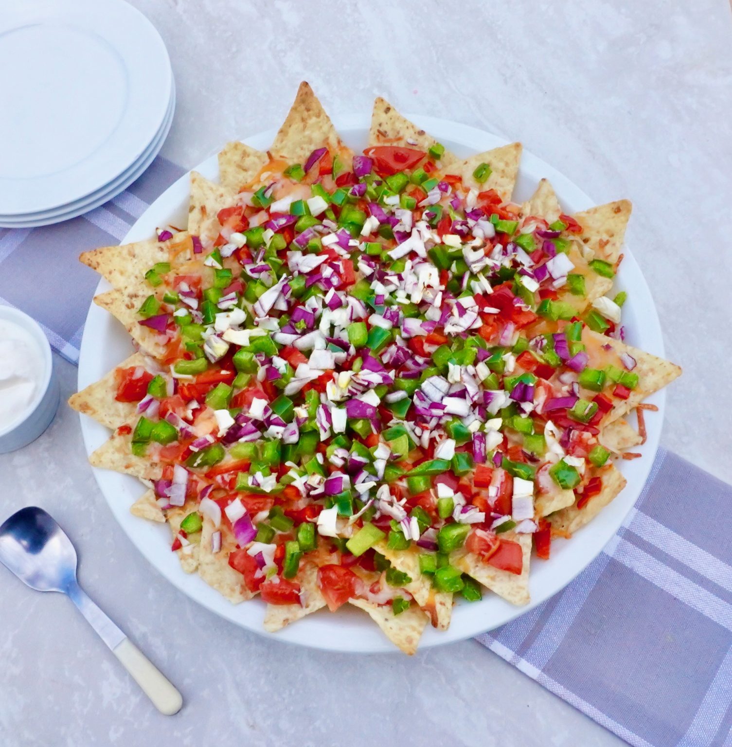 Vegetable Nachos – AnotherTablespoon