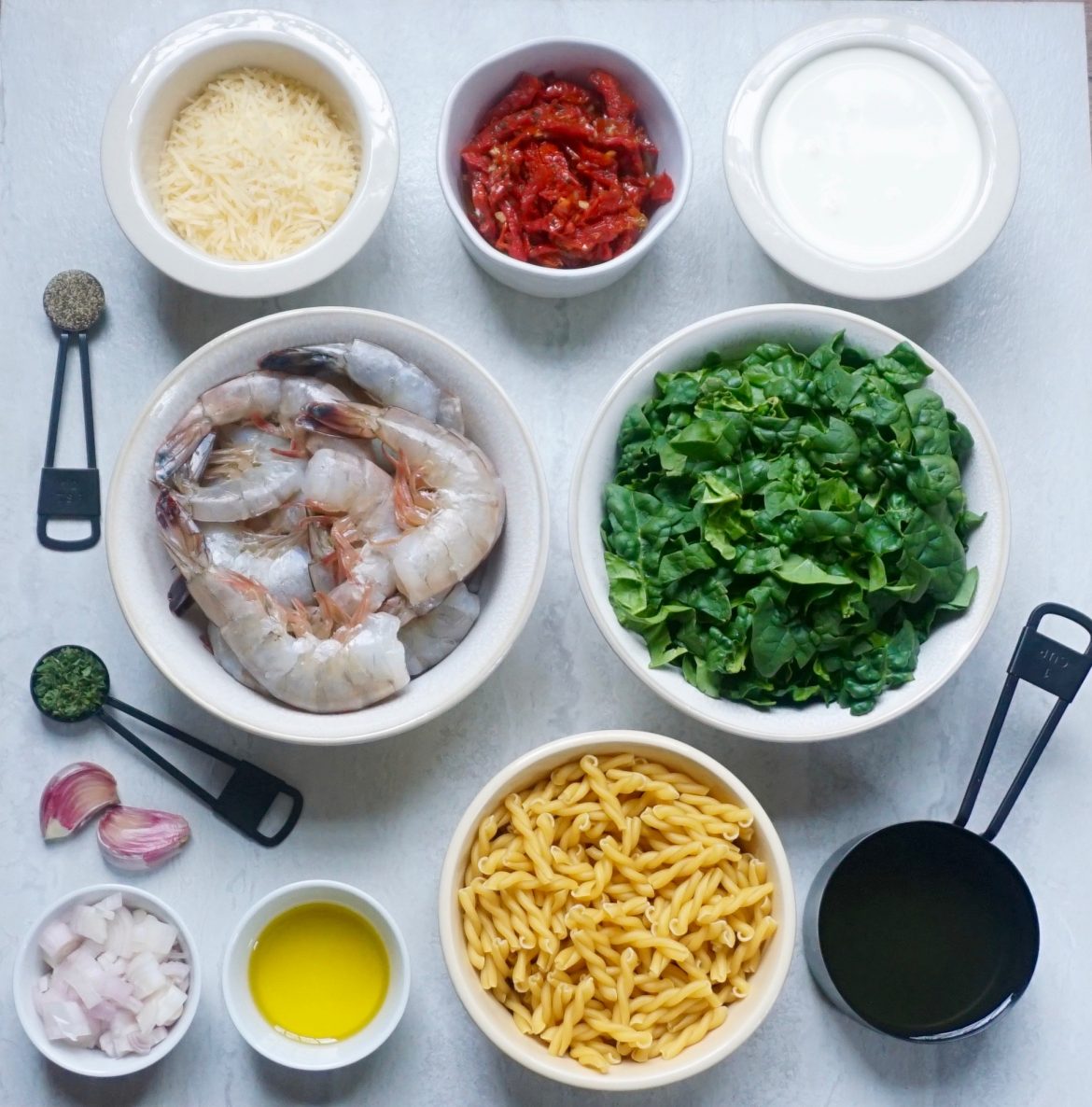 Creamy Tuscan Shrimp Fusilli – AnotherTablespoon