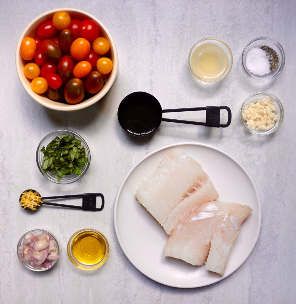 Cod with Tomato Wine Sauce is a healthy, easy weeknight meal