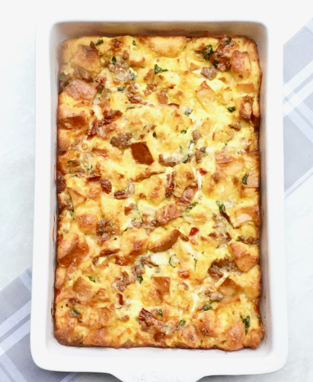 Sausage Strata – AnotherTablespoon