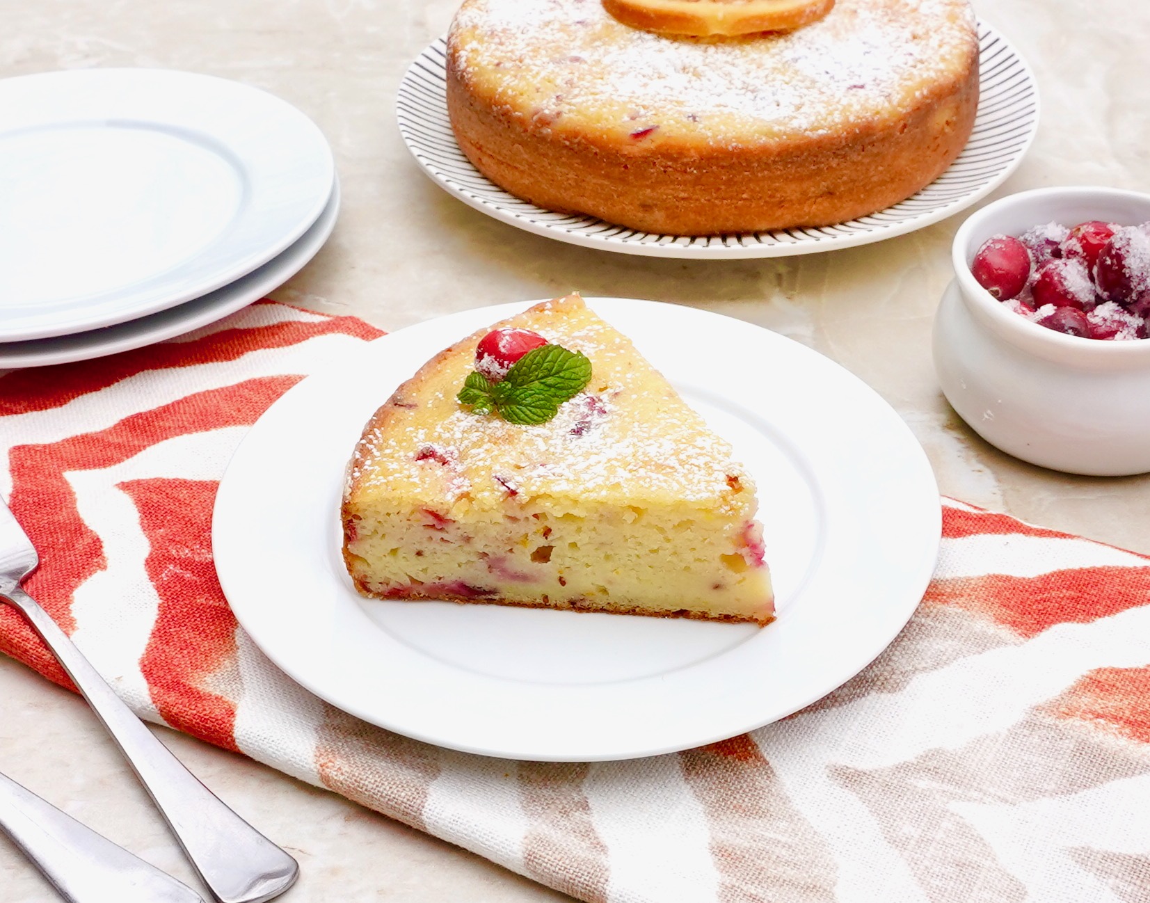 Cranberry Orange Ricotta Cake – AnotherTablespoon