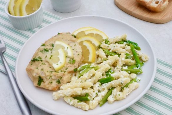 Savory Baked Lemon Ricotta Cheese Appetizer Recipe