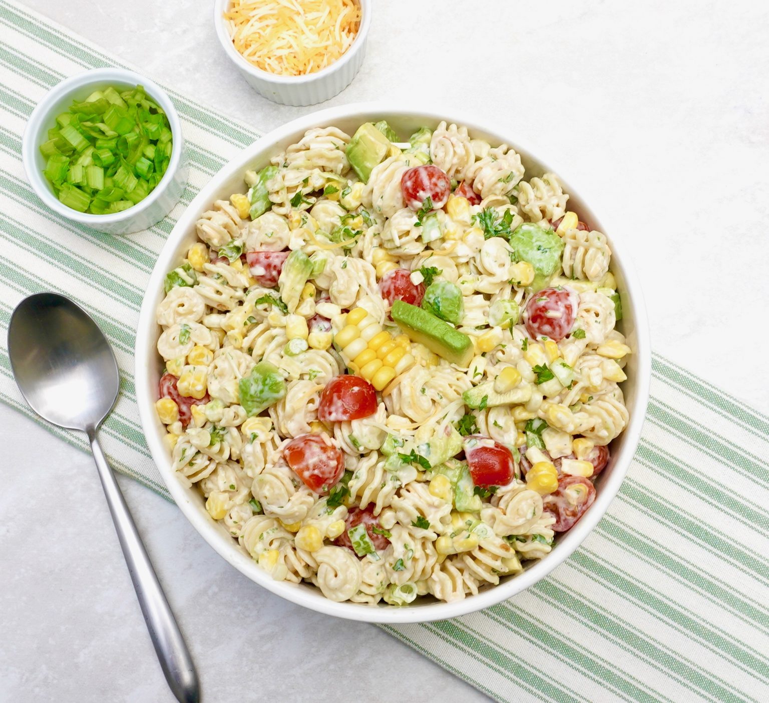 Vegetable Ranch Pasta Salad – AnotherTablespoon