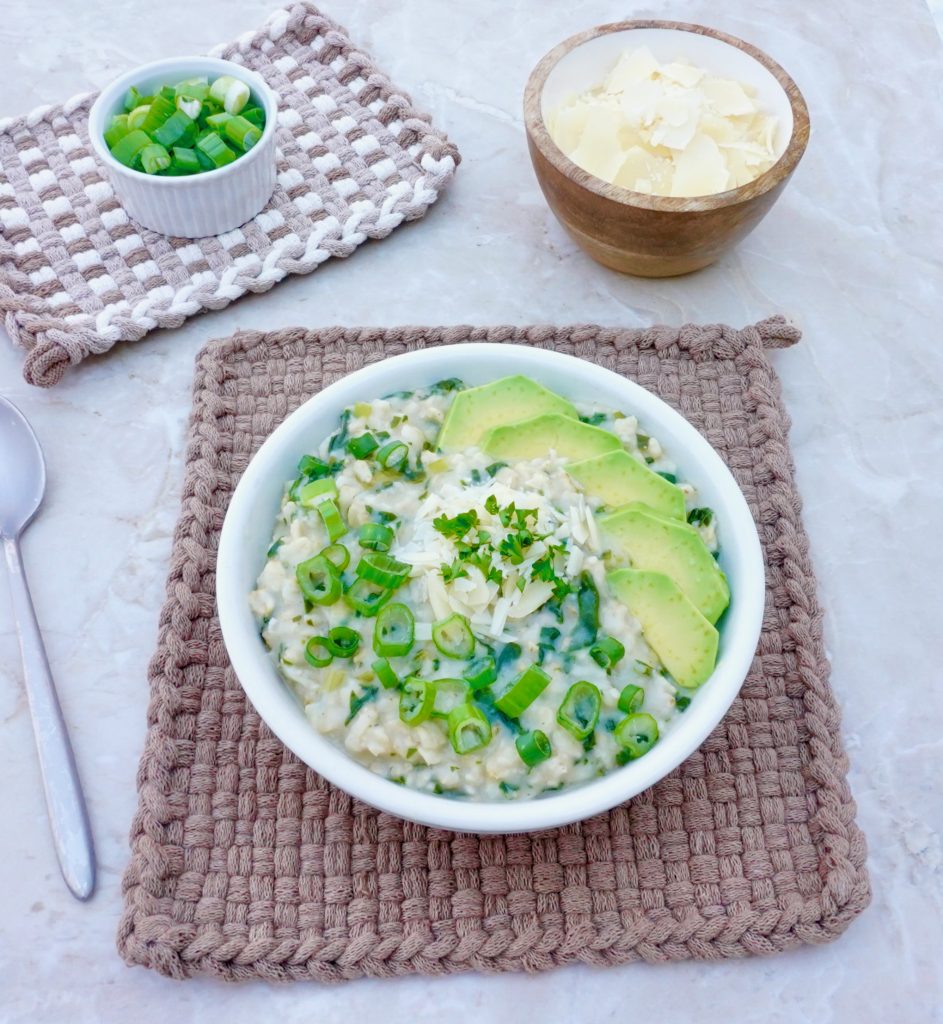 Savory Spinach Avocado Oatmeal – AnotherTablespoon
