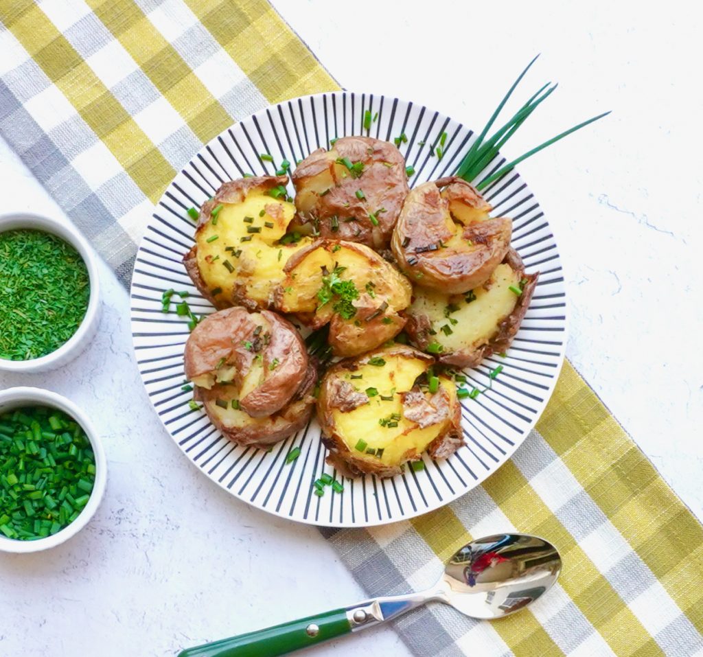 Crispy Chive Potatoes – AnotherTablespoon