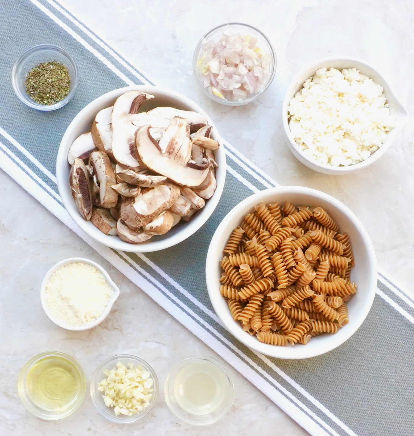 Mushroom Feta Rotini – AnotherTablespoon