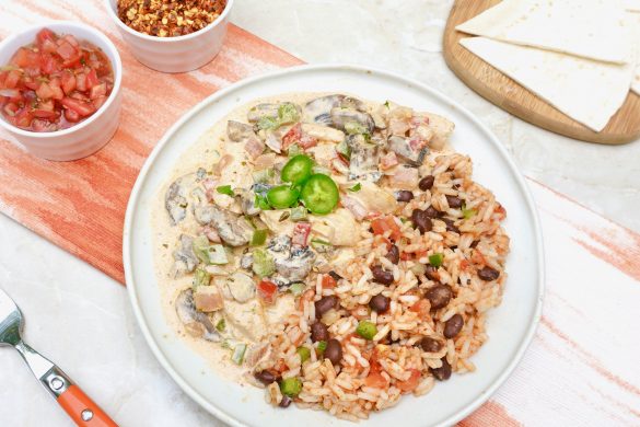 Chicken Milano is a creamy, flavorful, quick fix pasta dinner